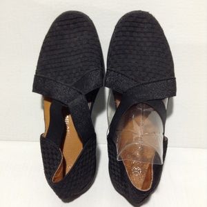 bernie mev. | Shoes | Bernie Mev Shoes Black Basket Weave Fabric Sz 38 ...